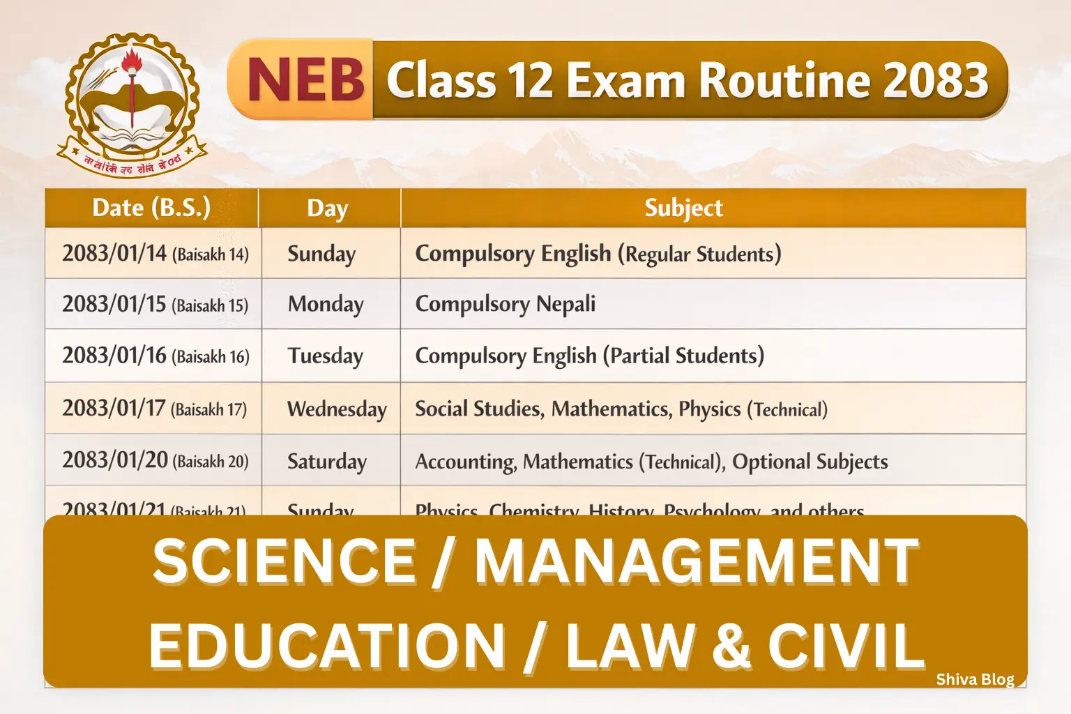 Nepal Telecom Exam Centers 2082 – Full List & Schedule Announced